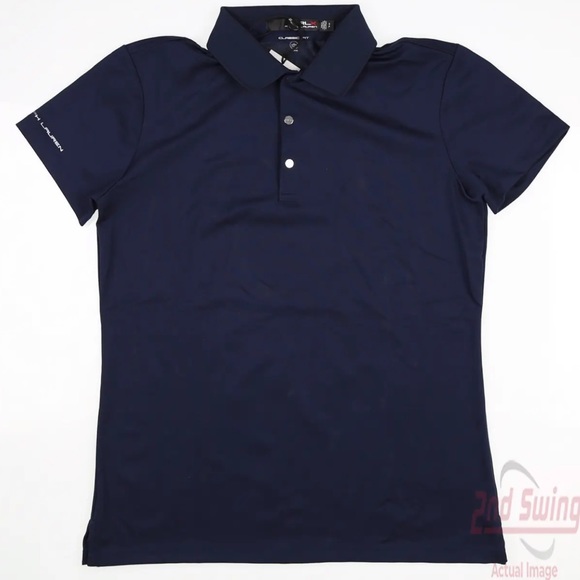 RLX Ralph Lauren | Tops | New Womens Ralph Lauren Rlx Golf Polo Size L ...
